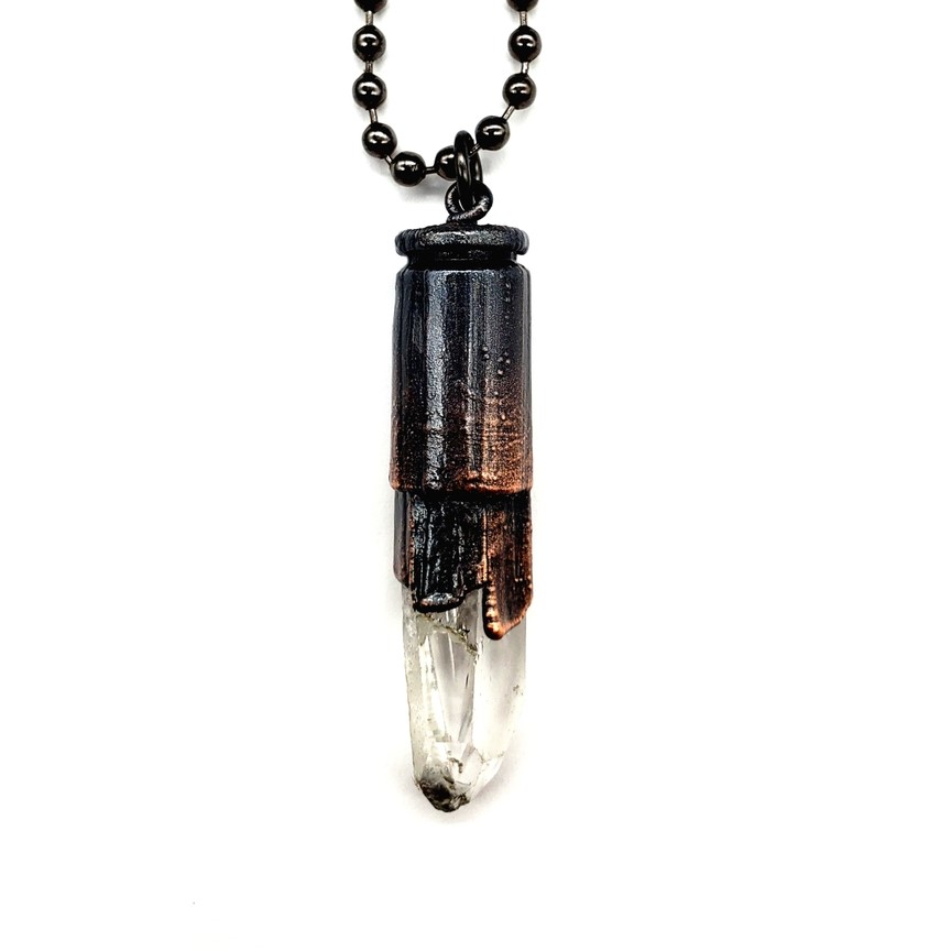 bullet casing necklace